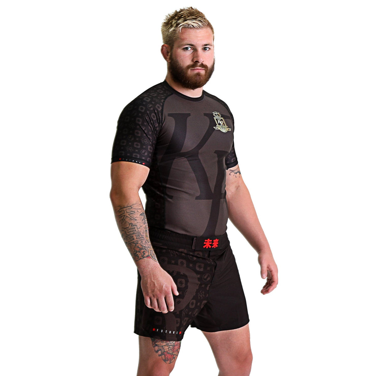 KING RYAN - Black Short Sleeve Rash Guard – EARN THE GLORY