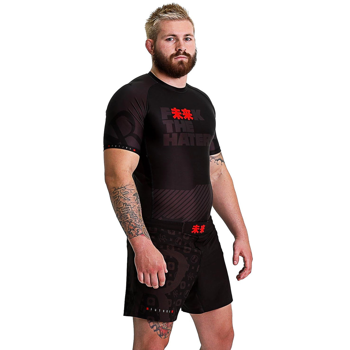 KING RYAN - F未来K The Haters Short Sleeve Rash Guard – EARN THE GLORY