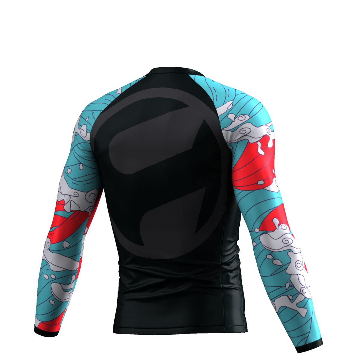 Blood In The Water - Long Sleeve Rash Guard – EARN THE GLORY