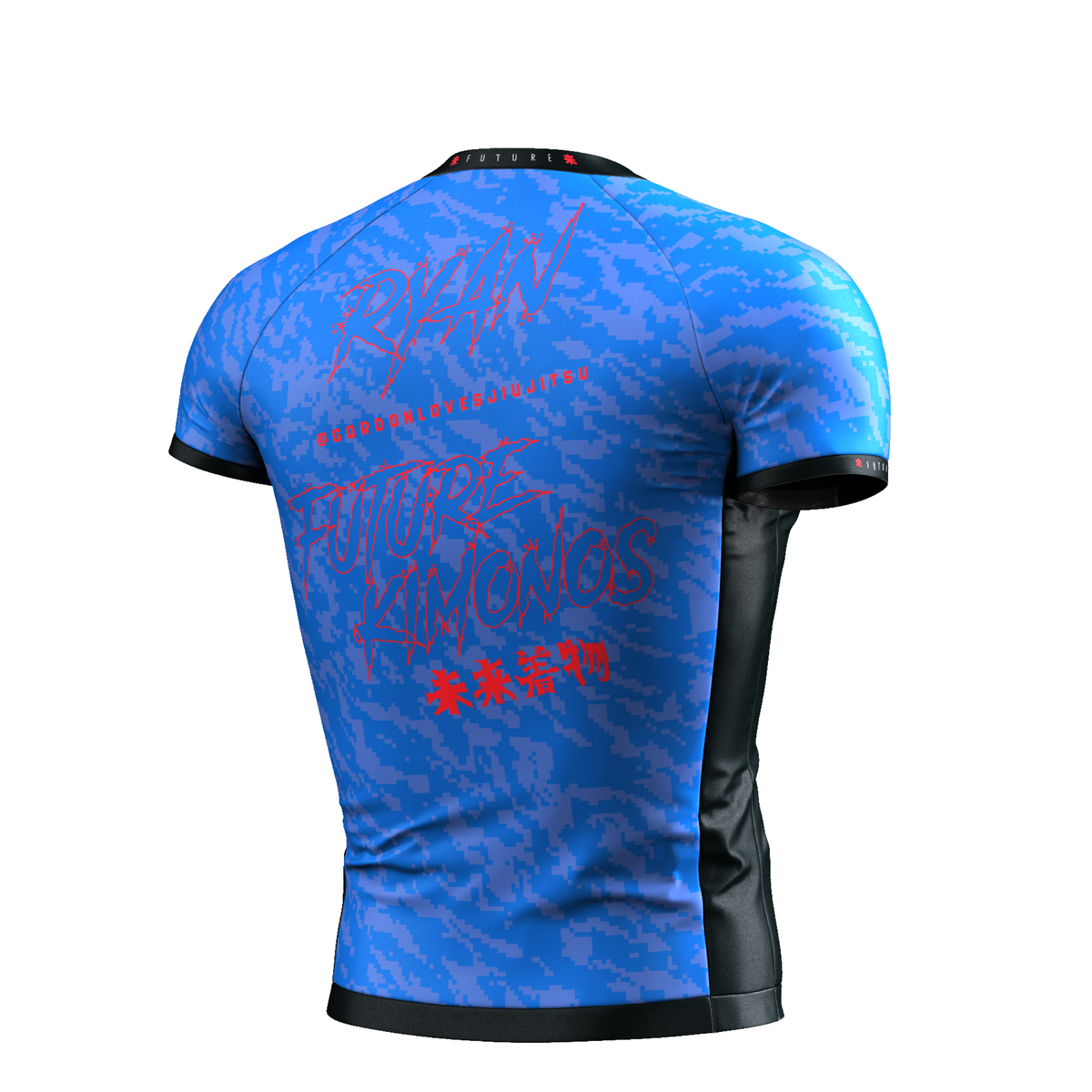 Under Dawg 2.0 - Blue Short Sleeve Rash Guard – EARN THE GLORY