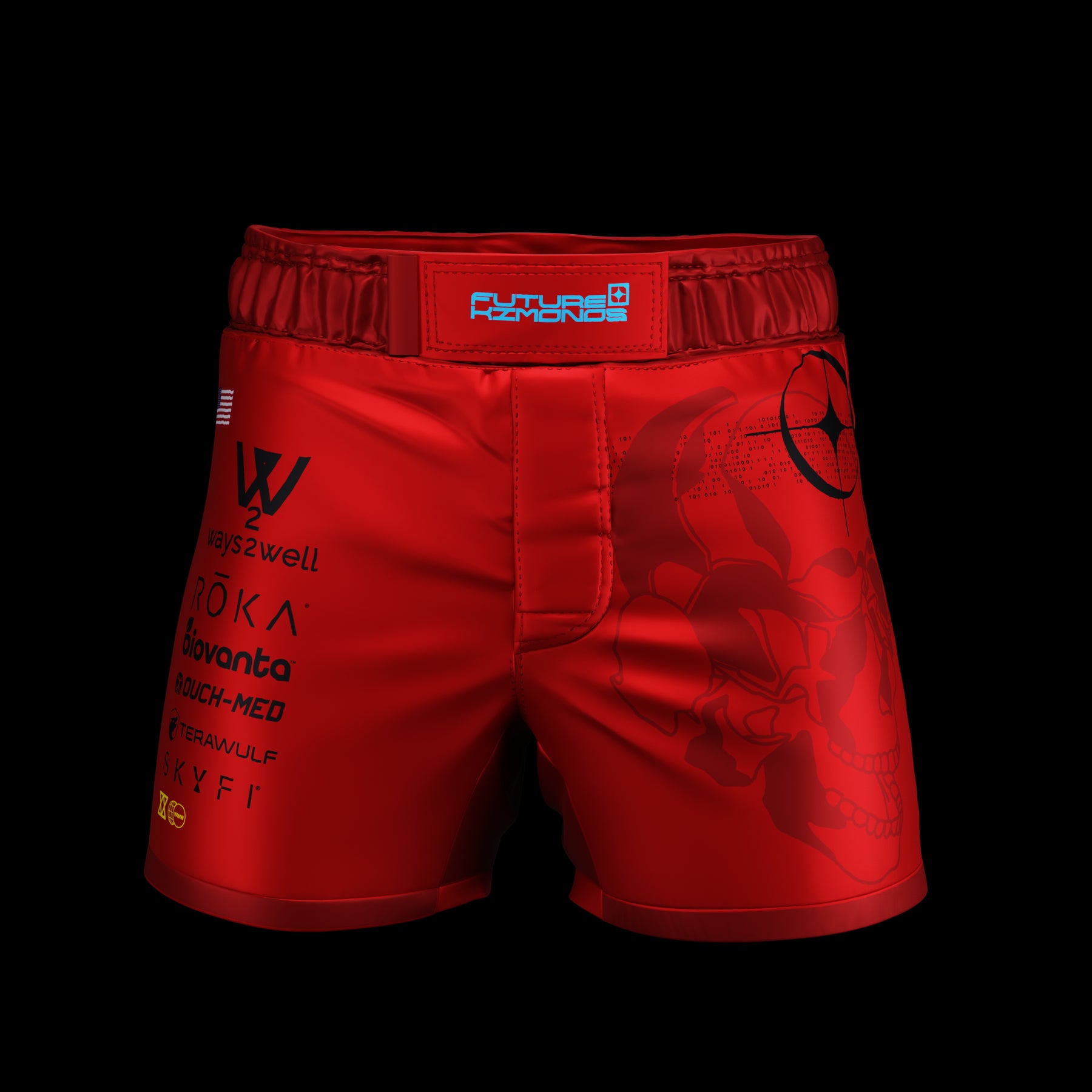 Prototype Super-Red - Fight Shorts – EARN THE GLORY
