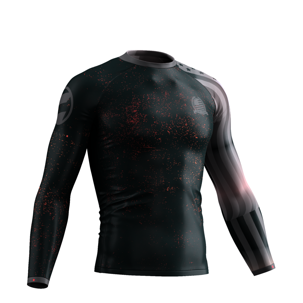 Independence - Black Long Sleeve Rash Guard – EARN THE GLORY