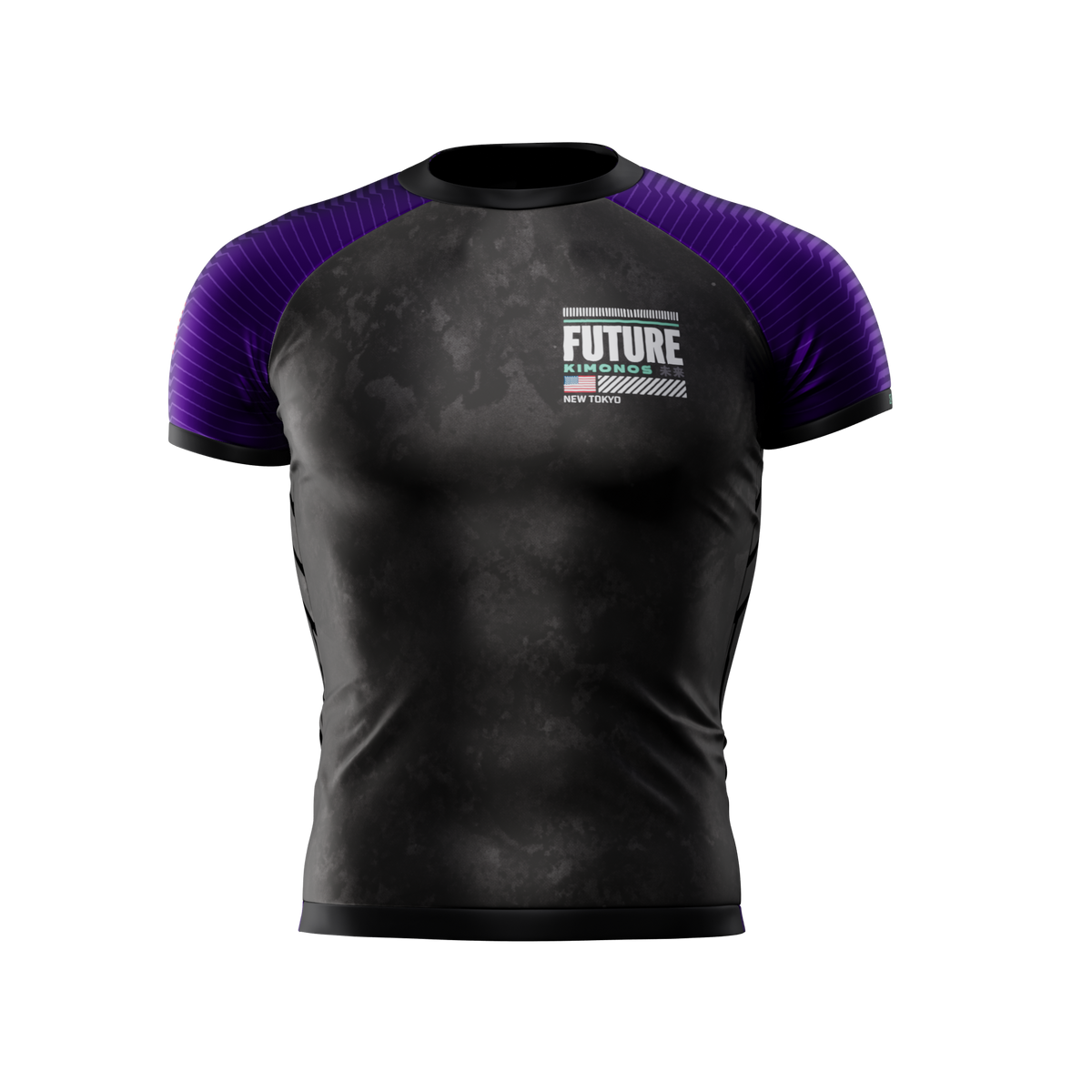 Neo Tokyo - Short Sleeve Rash Guard – EARN THE GLORY